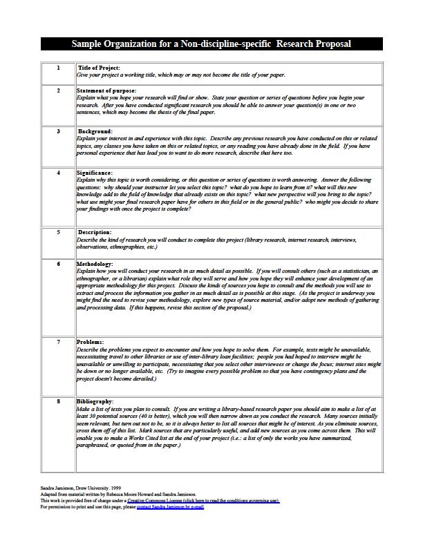  Writing A Proposal For A Research Paper Example 23 SAMPLE Research 